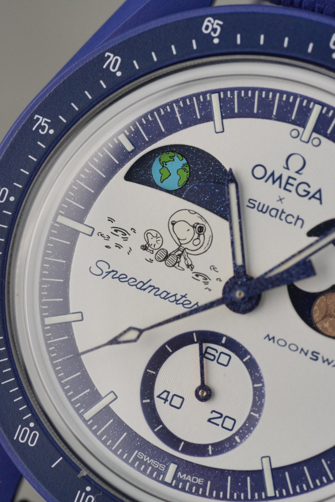 Swatch x Omega MoonSwatch Collection: Mission to EarthPhase - Moonshin – MGB WATCHES