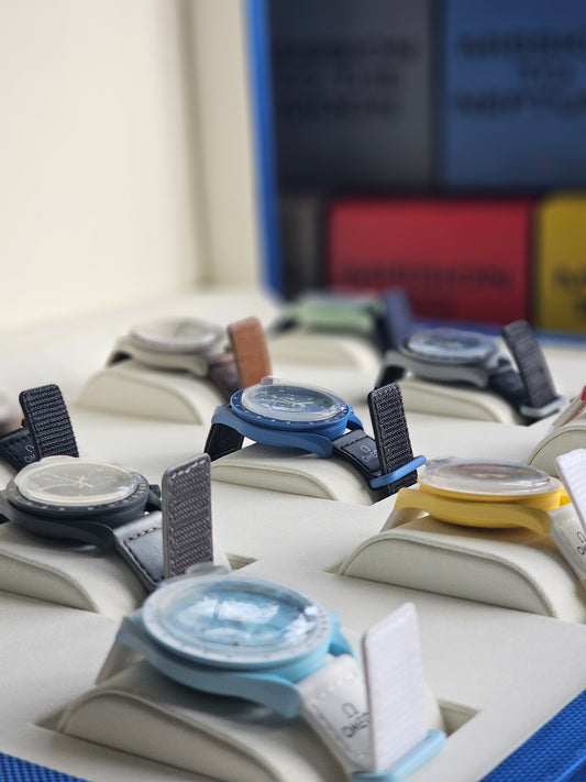 MoonSwatch Collections with Case – MGB WATCHES