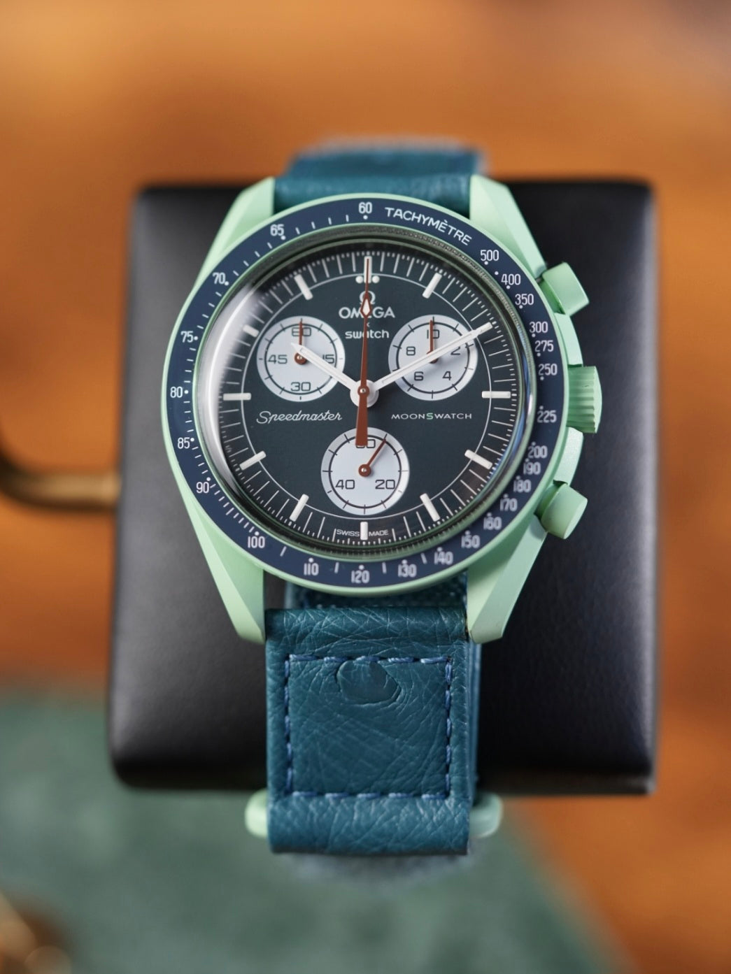 Omega X Swatch MoonSwatch Collection: Ostrich Earth – MGB WATCHES