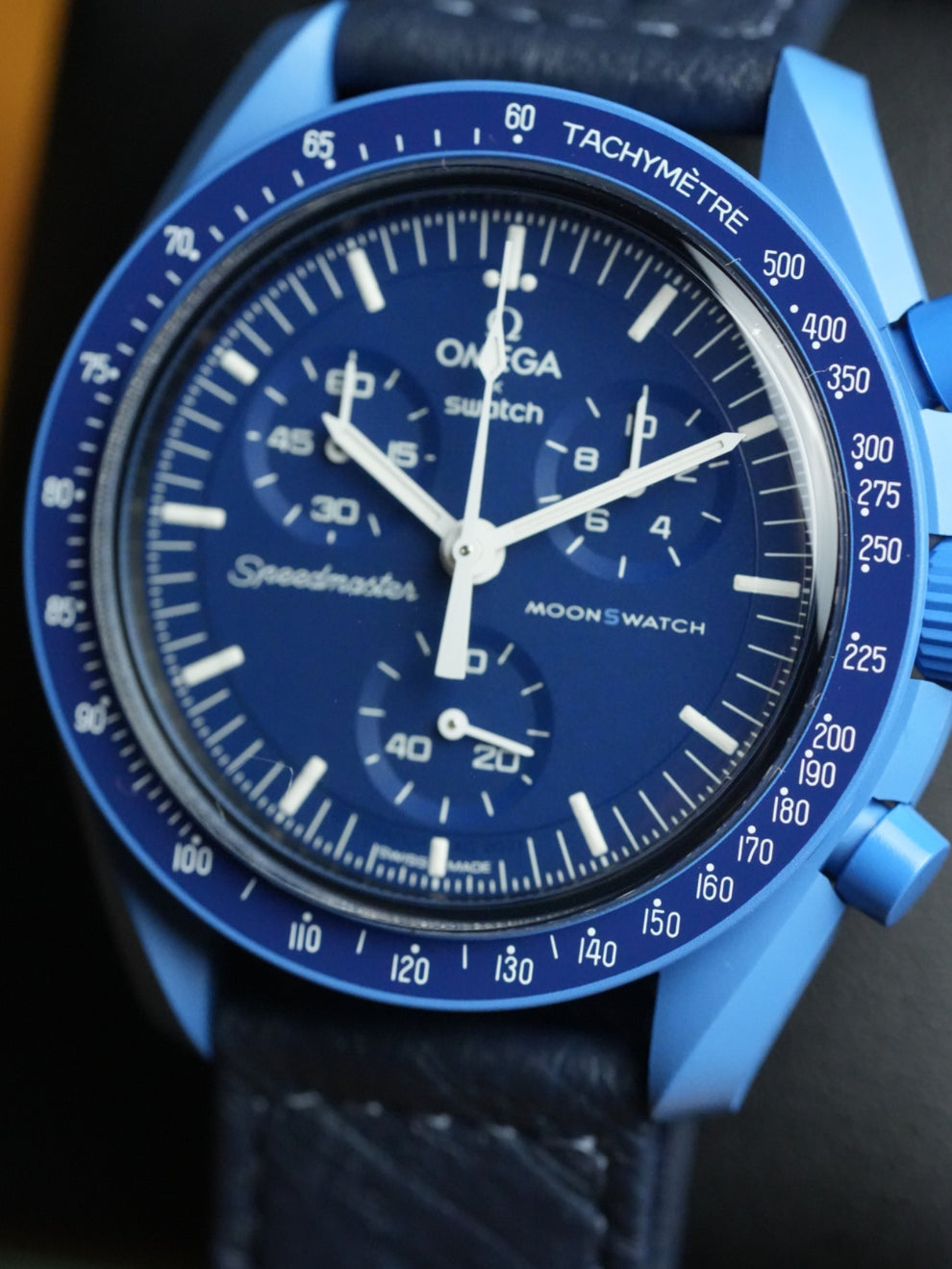Omega X Swatch MoonSwatch Collection: Ostrich Neptune – MGB WATCHES