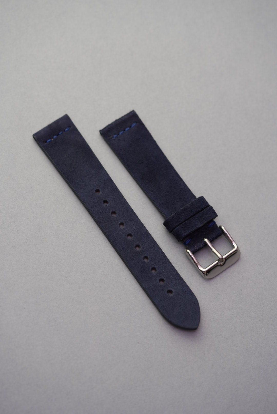 Suede Strap for Omega x Swatch MoonSwatch – Super Blue MoonPhase – Nav ...