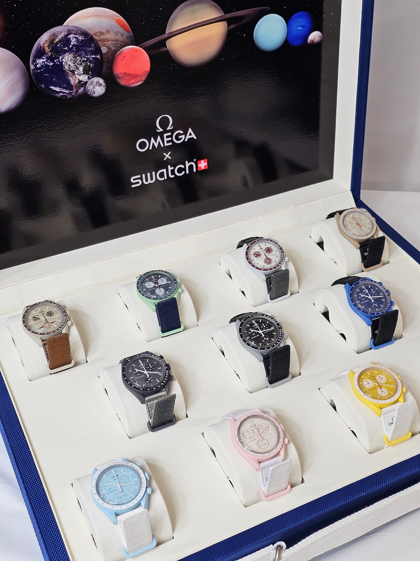 Omega X Swatch MoonSwatch Flight Case: All 11 MoonSwatches – MGB WATCHES