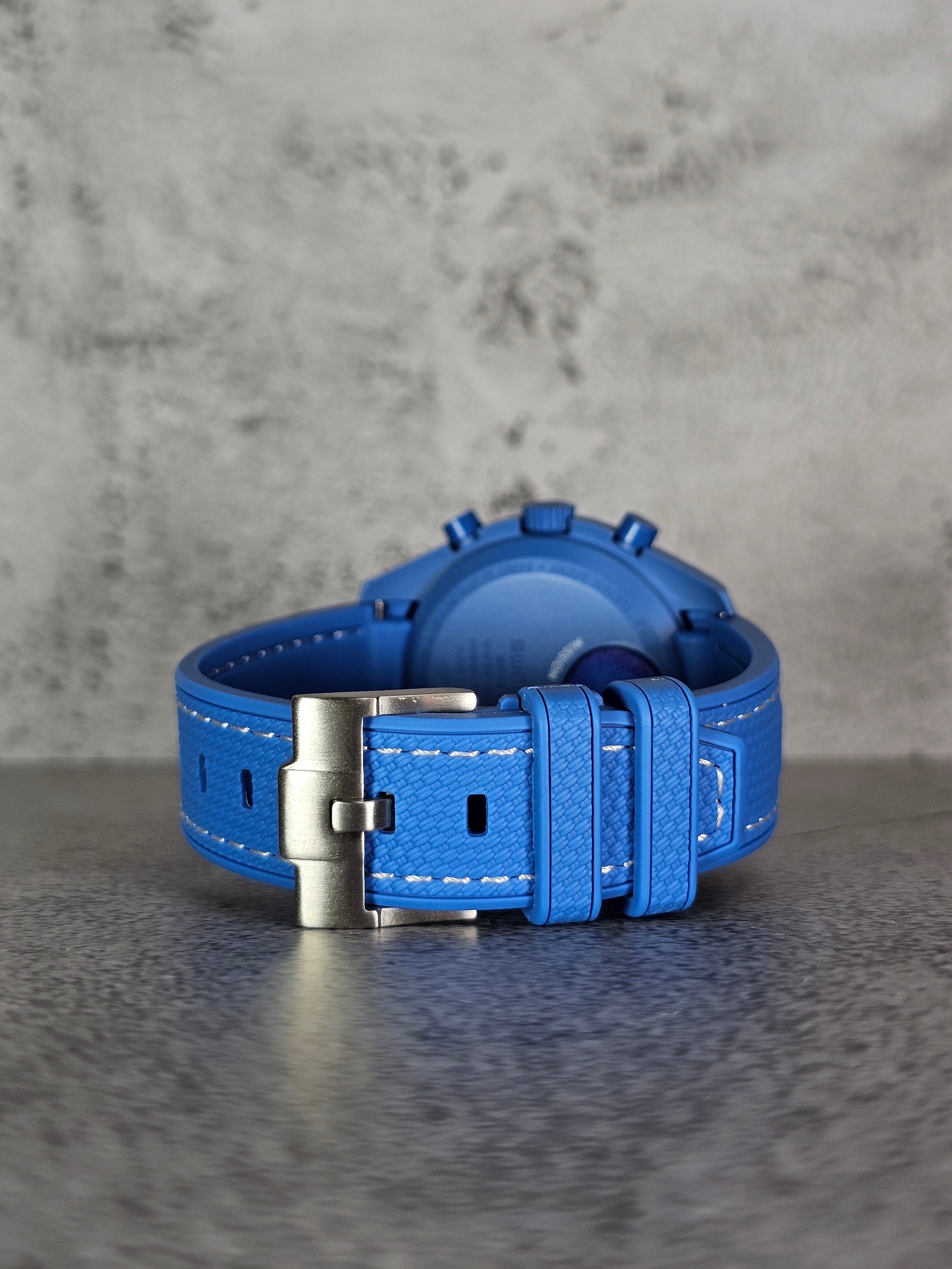 Omega X Swatch MoonSwatch: Strap Neptune - Light Blue – MGB WATCHES