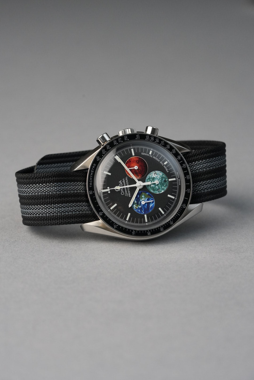 Omega Speedmaster Nylon Deployant Strap - FKM Reinforced NATO Alternat ...